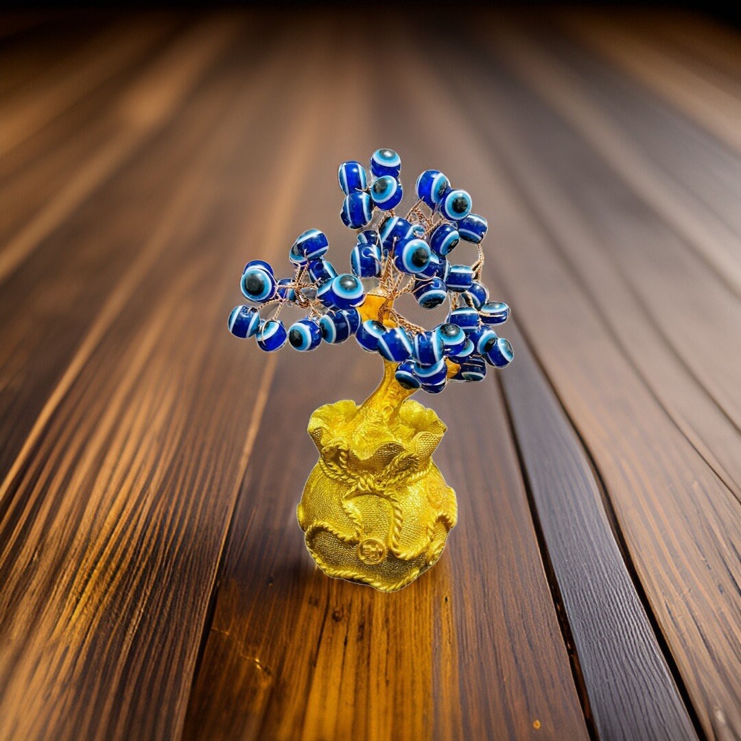Turkish Nazer Lucky Evil Eye Tree Stand Decoration - Etsy