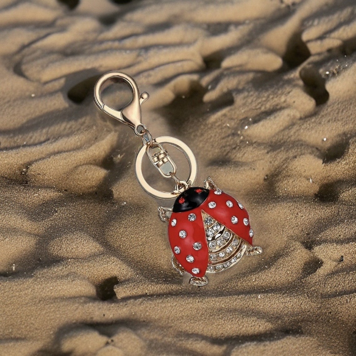 Lucky Ladybug Car Keychains Animals Ornaments Car Keychains - Etsy