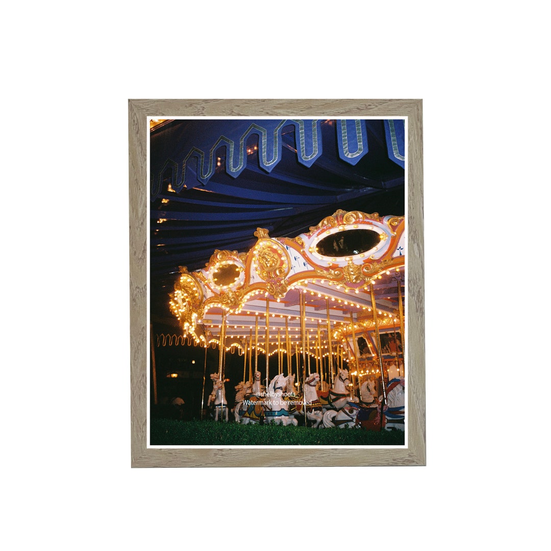 Disneyland Wall Art Disneyland Poster Carousel Poster Carousel Wall Art ...