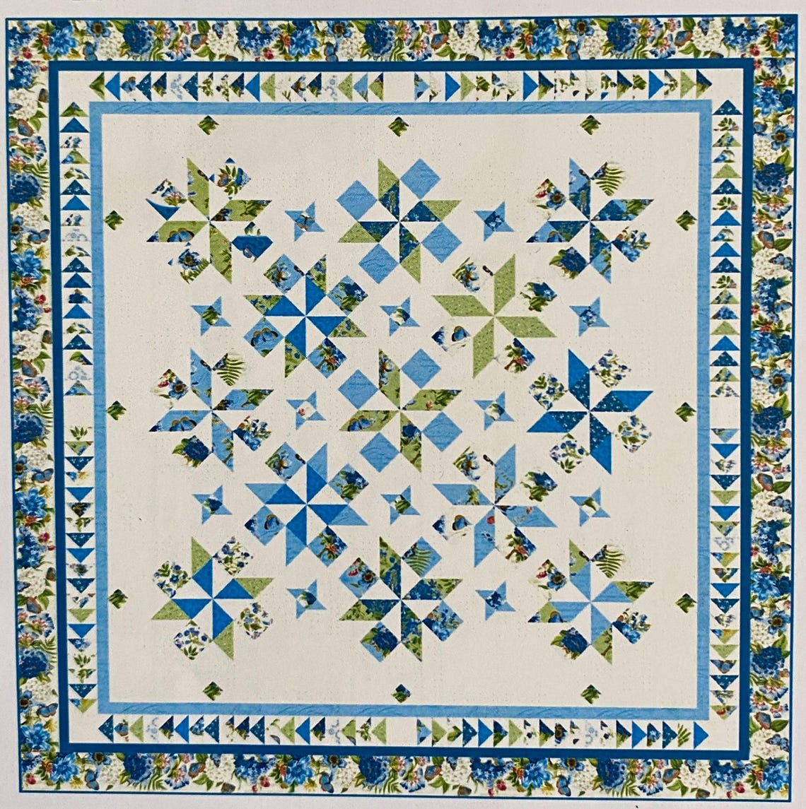 Pinwheels With Attitude Quilt Pattern: Fat Quarter Friendly, Flying ...