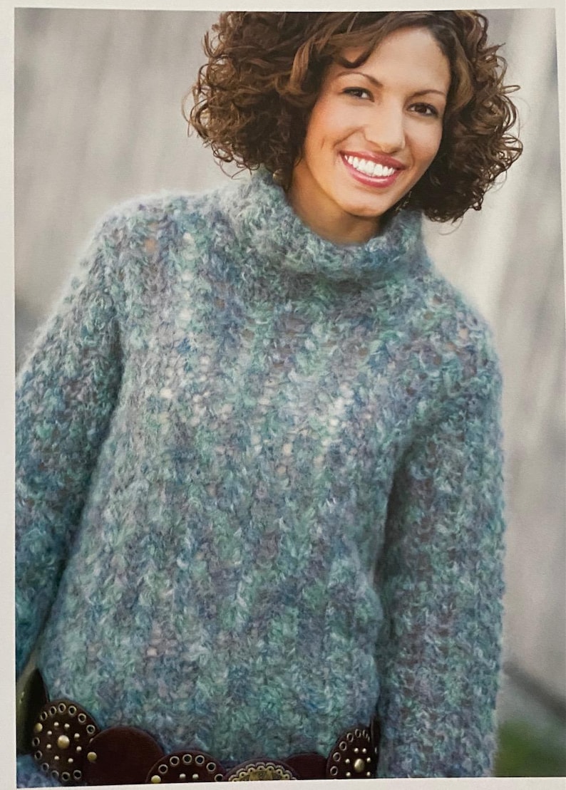 Big Needle Knitting Pattern Book: Fast Knit Afghans, Sweaters, Shawls ...