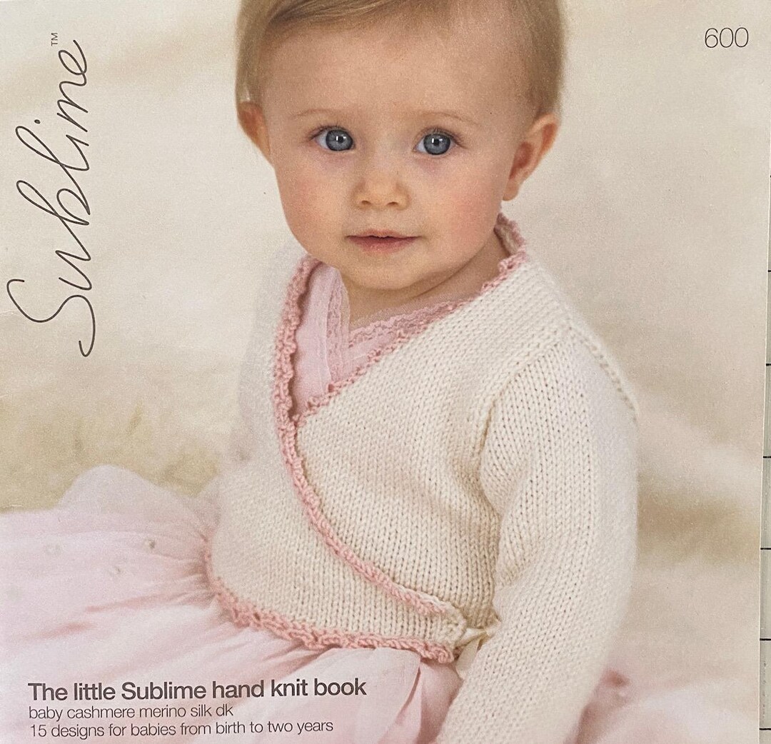 Vintage Baby Knitting Pattern Book: Cashmere Merino Silk Designs - Etsy