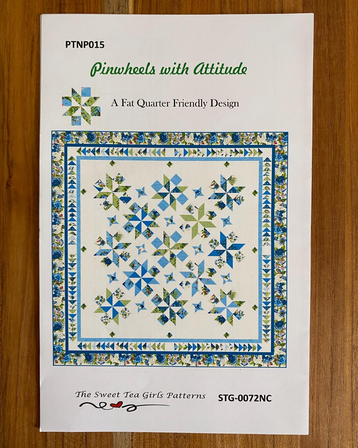 Pinwheels With Attitude Quilt Pattern: Fat Quarter Friendly, Flying ...