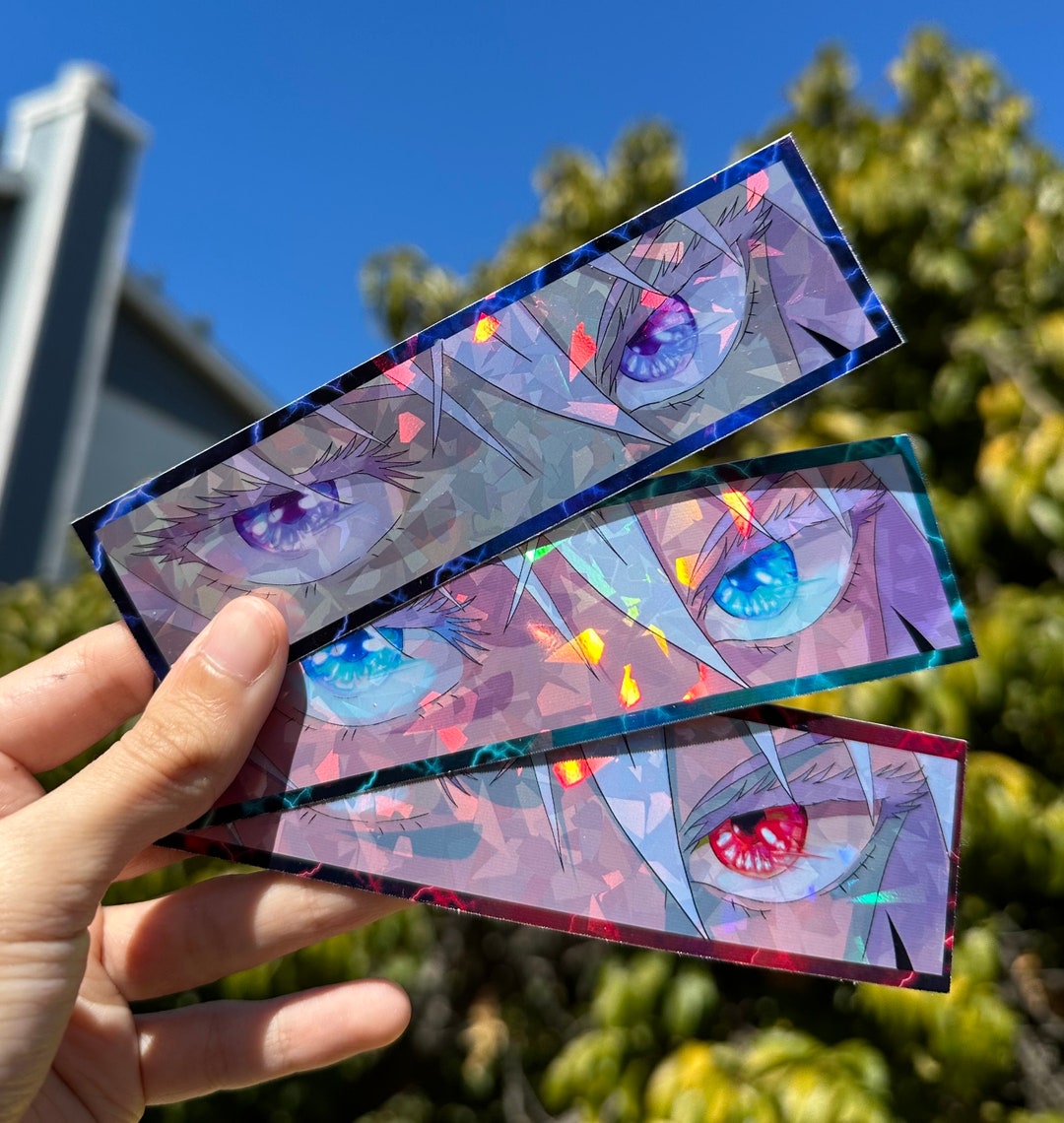 G O J O // Original Anime Limitless Blue/purple/red Eyes Lightning ...