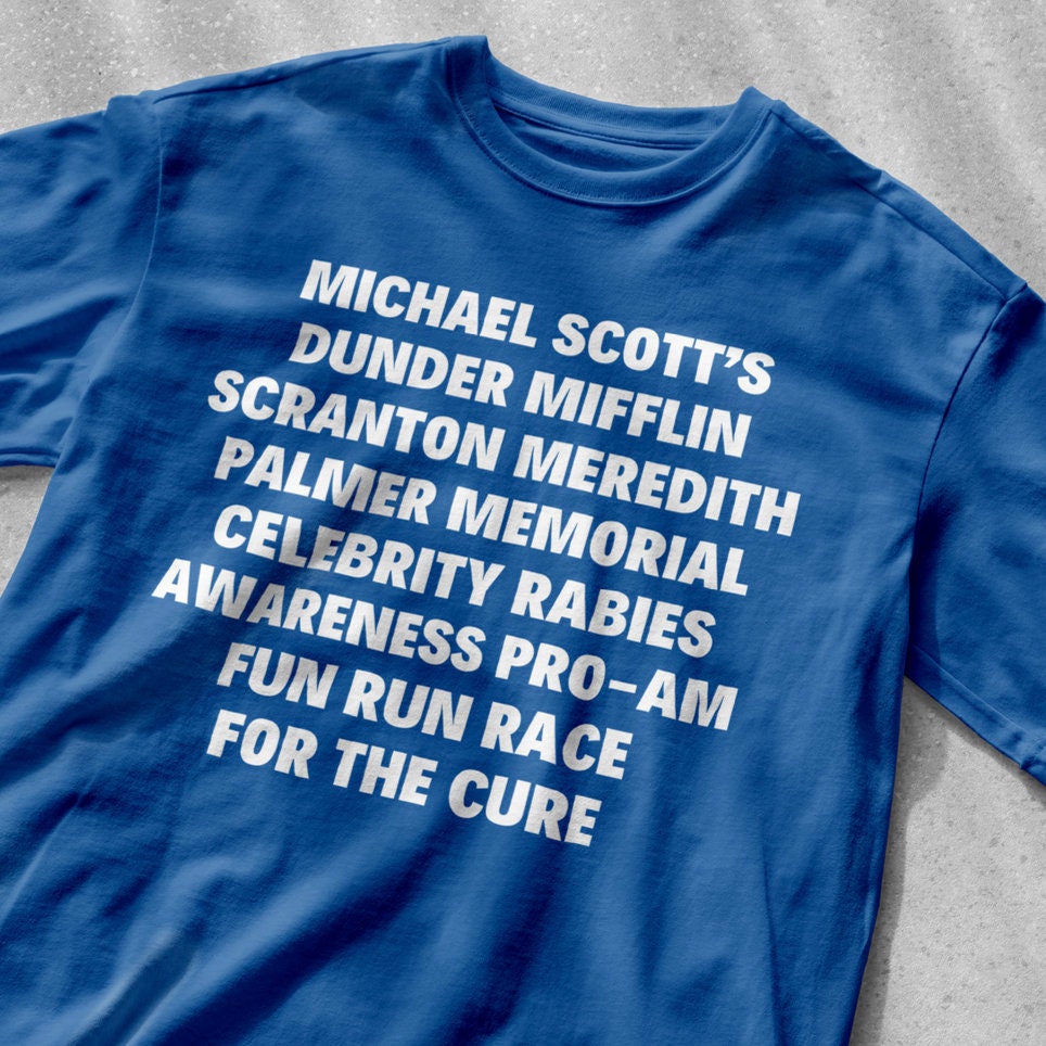 The Office Fun Run Shirt, Dunder Mifflin Shirt, the Office TV Show ...