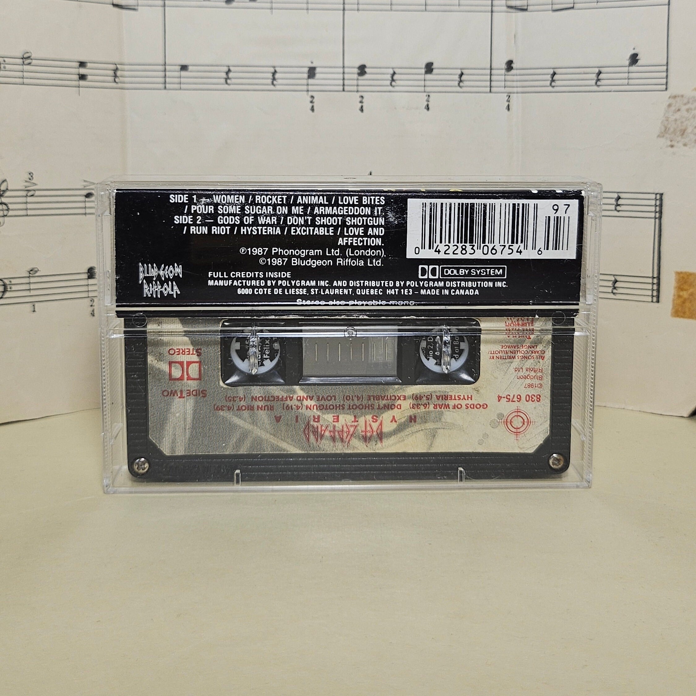 Def Leppard Cassette Tapes Albums Rock 1980s 1990s - Etsy