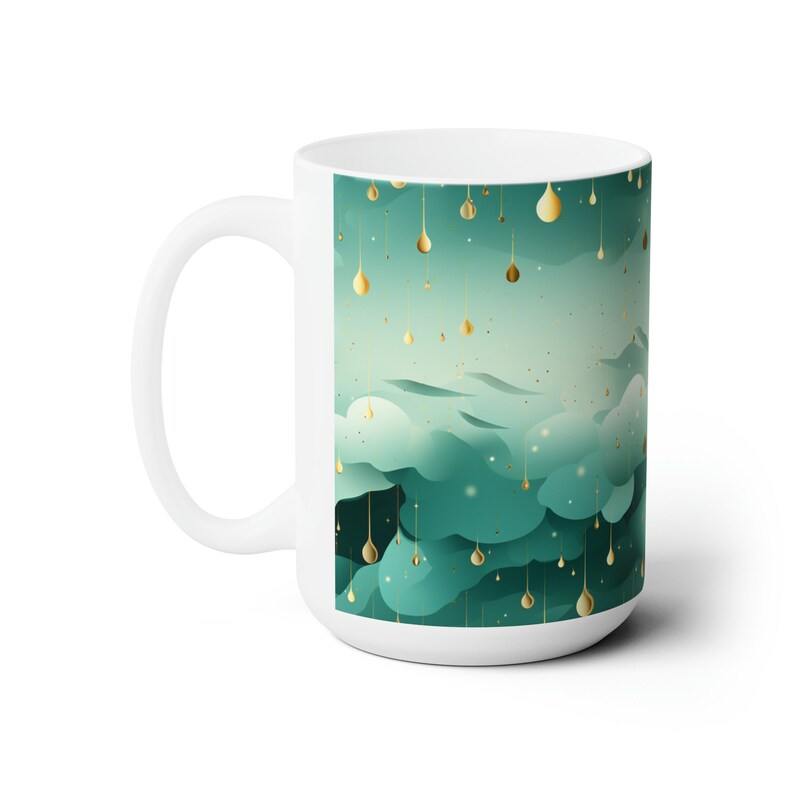 Beautiful Rain Shower Inspired Mug - Relaxing Design - Perfect Gift ...