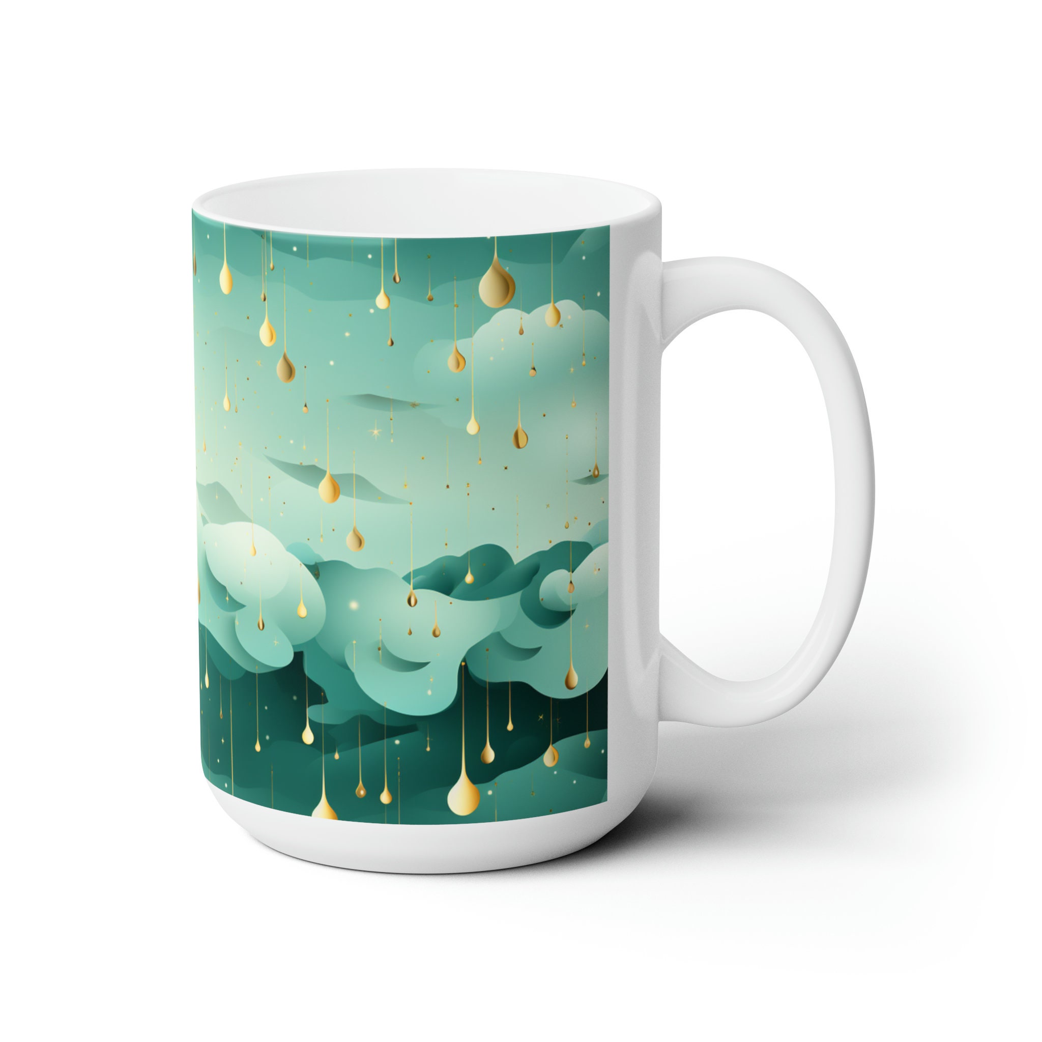 Beautiful Rain Shower Inspired Mug - Relaxing Design - Perfect Gift ...