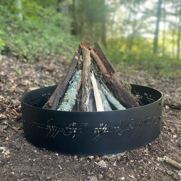 Lord of the Ring Fire Pit - Etsy
