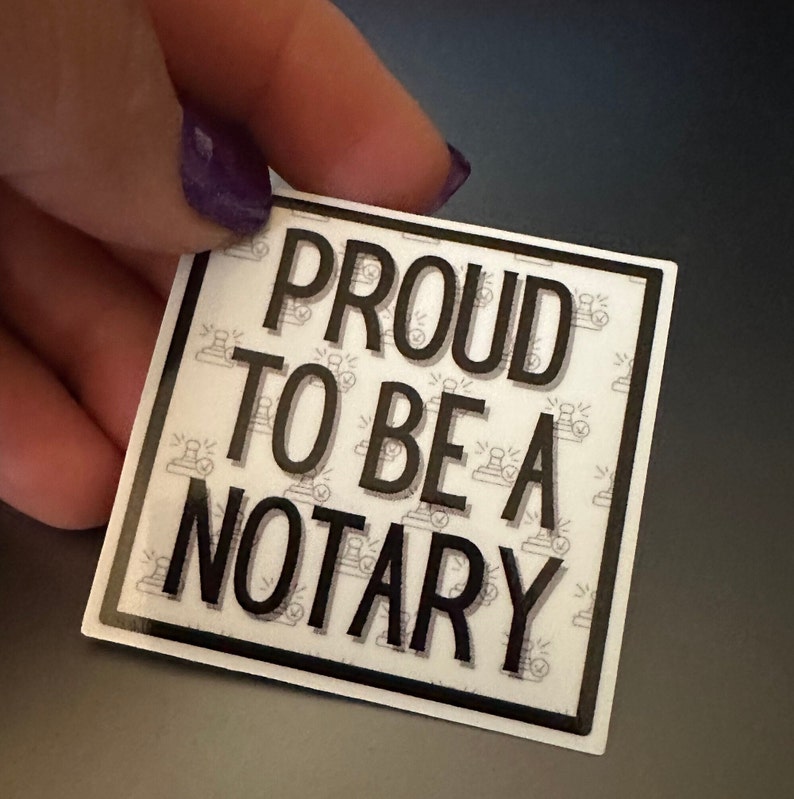 Notary Public | Notary Sticker | Water Bottle Sticker | Travel Mug ...