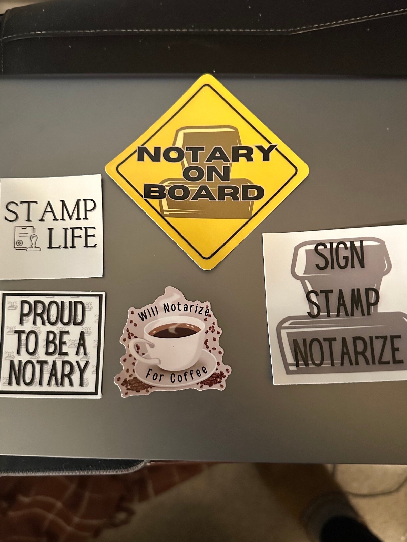 5 Sticker Pack | Notary Public | Notary Supplies | Notary Stickers ...