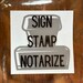 Notary Sticker Sign Stamp Notarize Notary Public Sticker - Etsy