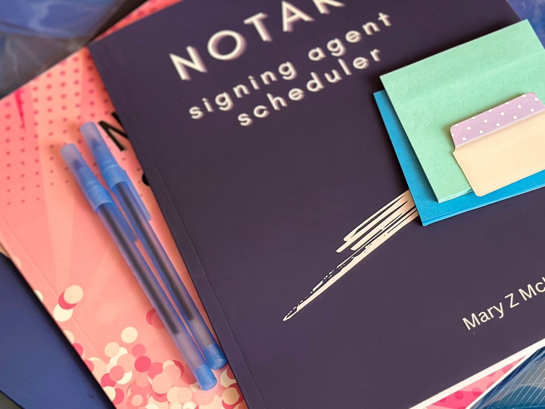 Notary Essentials Supplies | Notary Signing Agent Journal | Notary ...