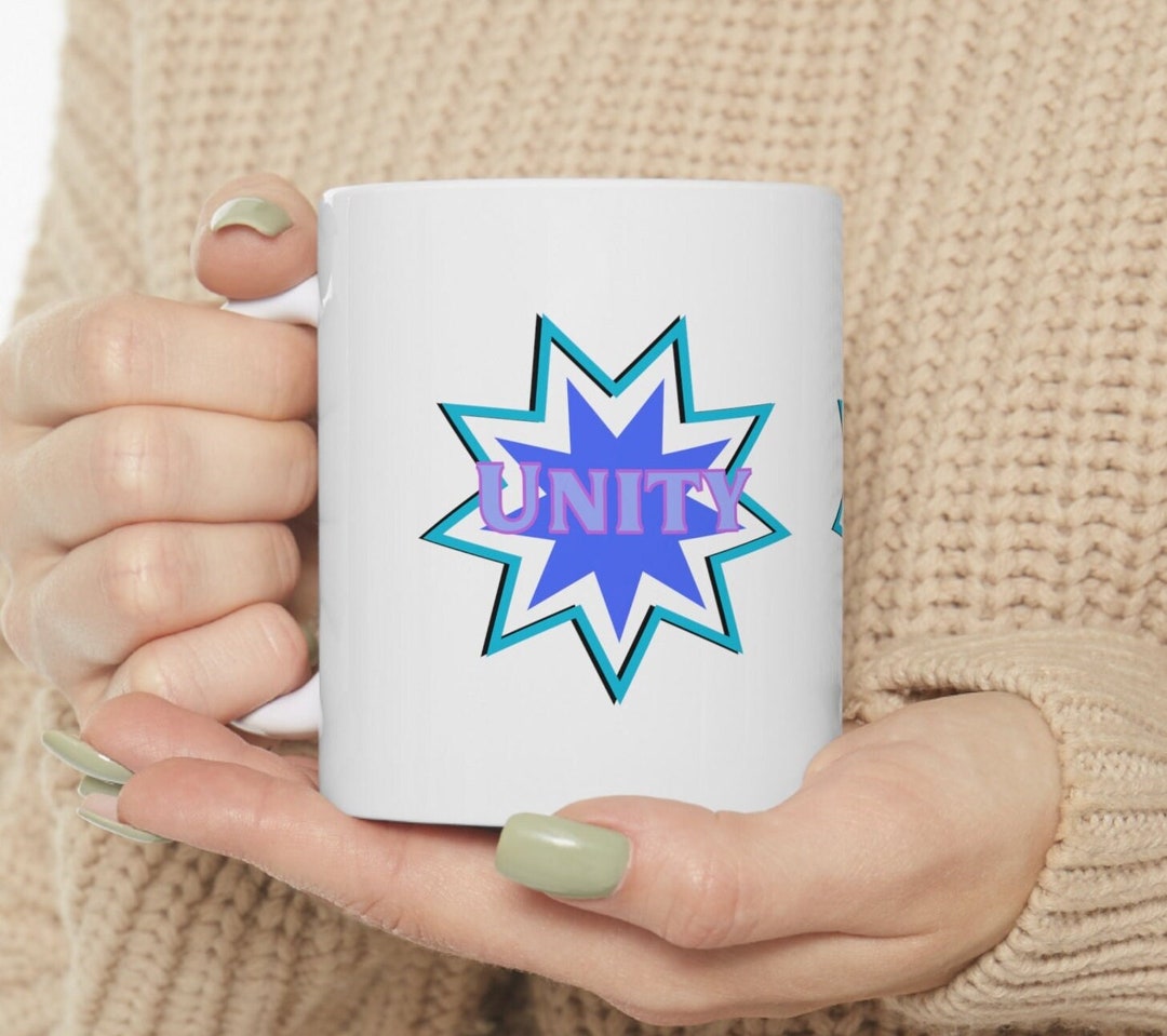 Unity Mug, Unity Coffee Cup, 9 Pointed Star Cup, Nine Pointed Star Mug ...