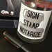 Notary Sticker Sign Stamp Notarize Notary Public Sticker - Etsy
