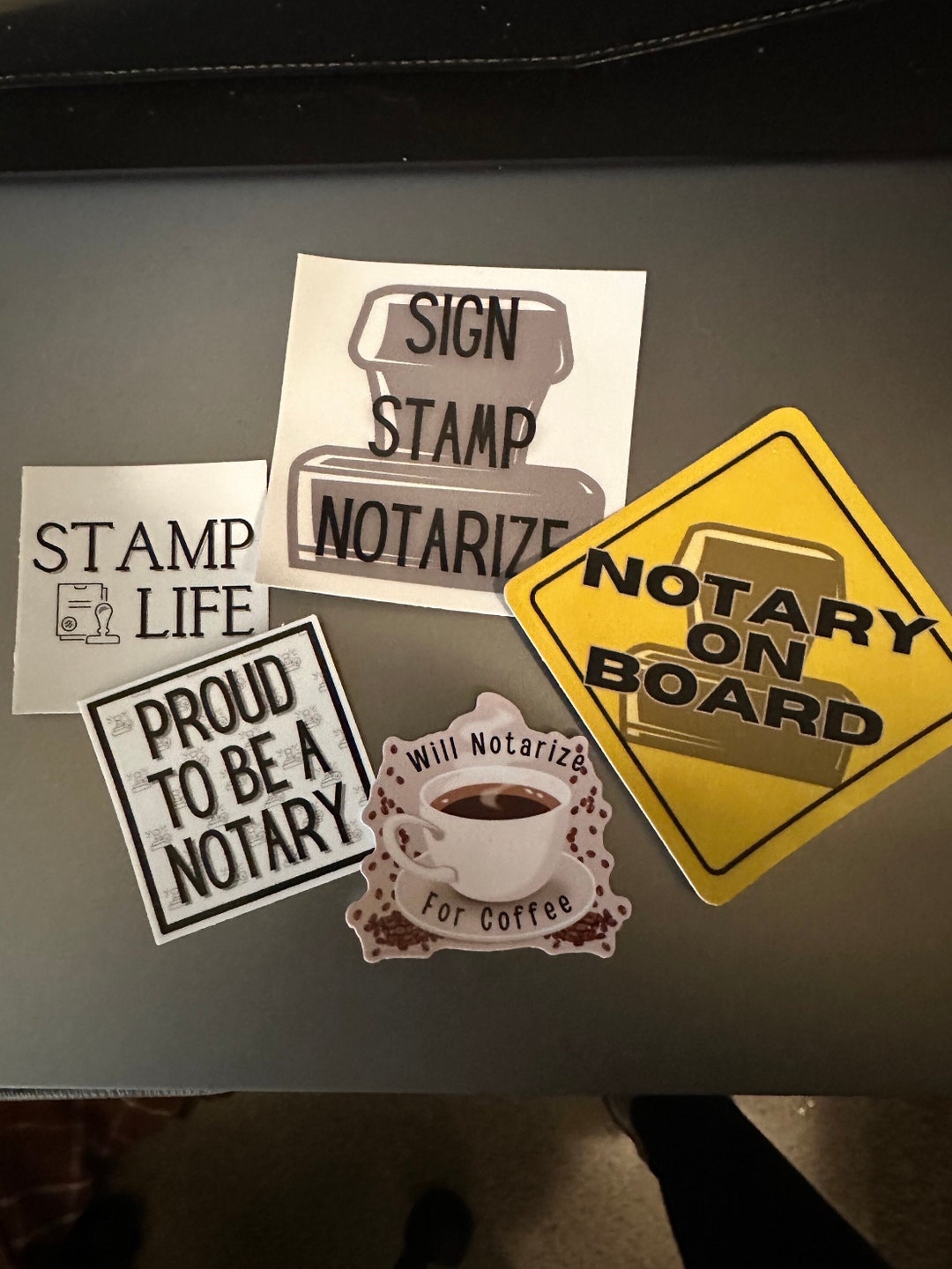 5 Sticker Pack | Notary Public | Notary Supplies | Notary Stickers ...
