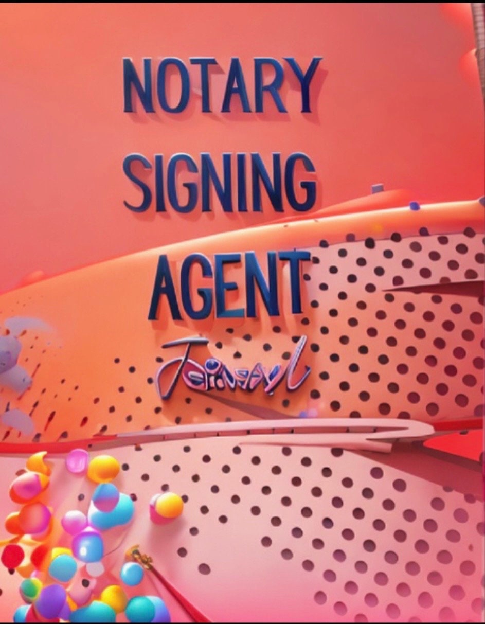 Notary Journal Loan Signing Agent Record Keeping Notary Signing Agent ...