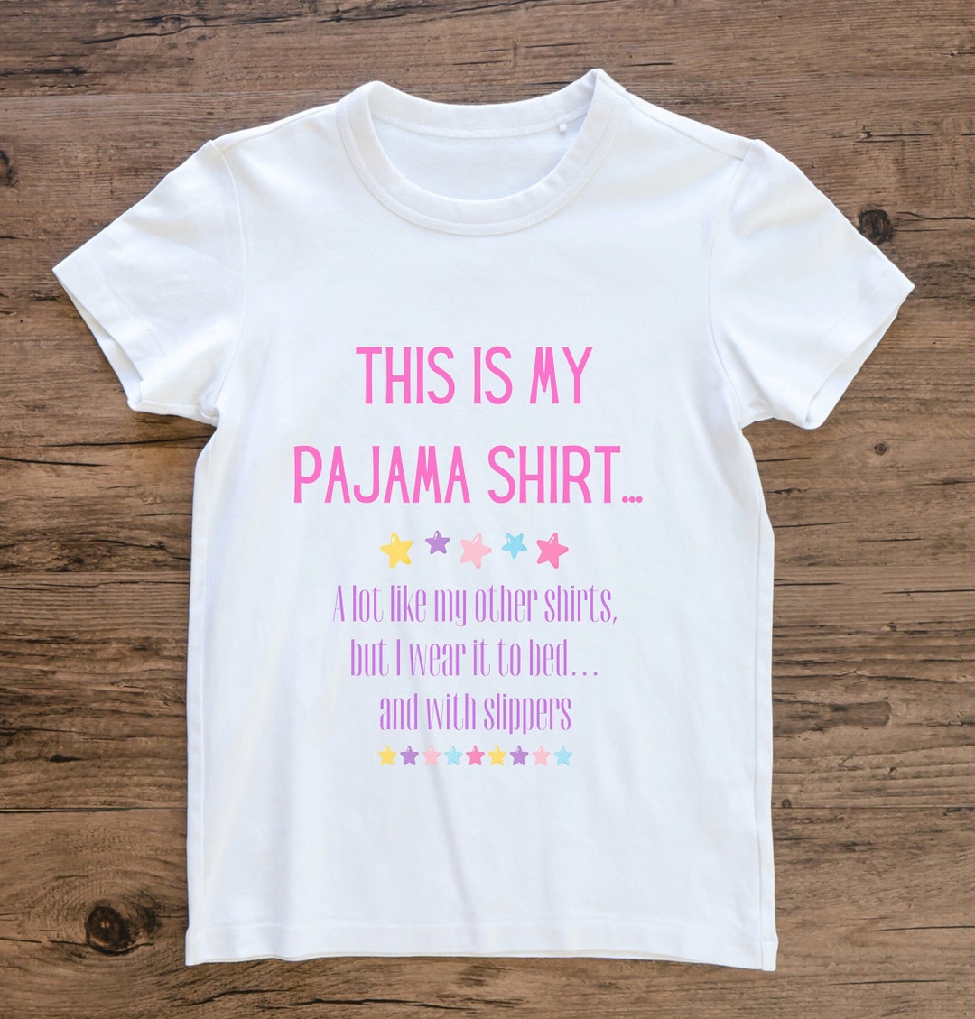 Pastel Pajama Shirt Funny Pajamas Slippers Silly Pajamas - Etsy