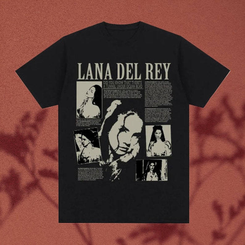 Lana Del Rey Blue Banisters Music Album T-shirt: Hip Hop Vintage, Short ...