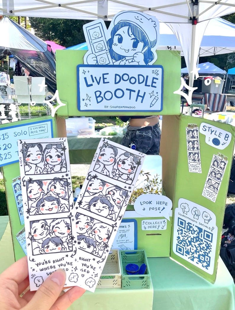 Custom Doodle Booth Strip! - Etsy