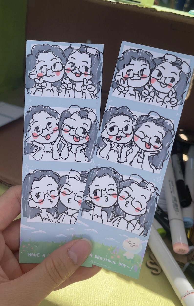 Custom Doodle Booth Strip and Polaroid! - Etsy