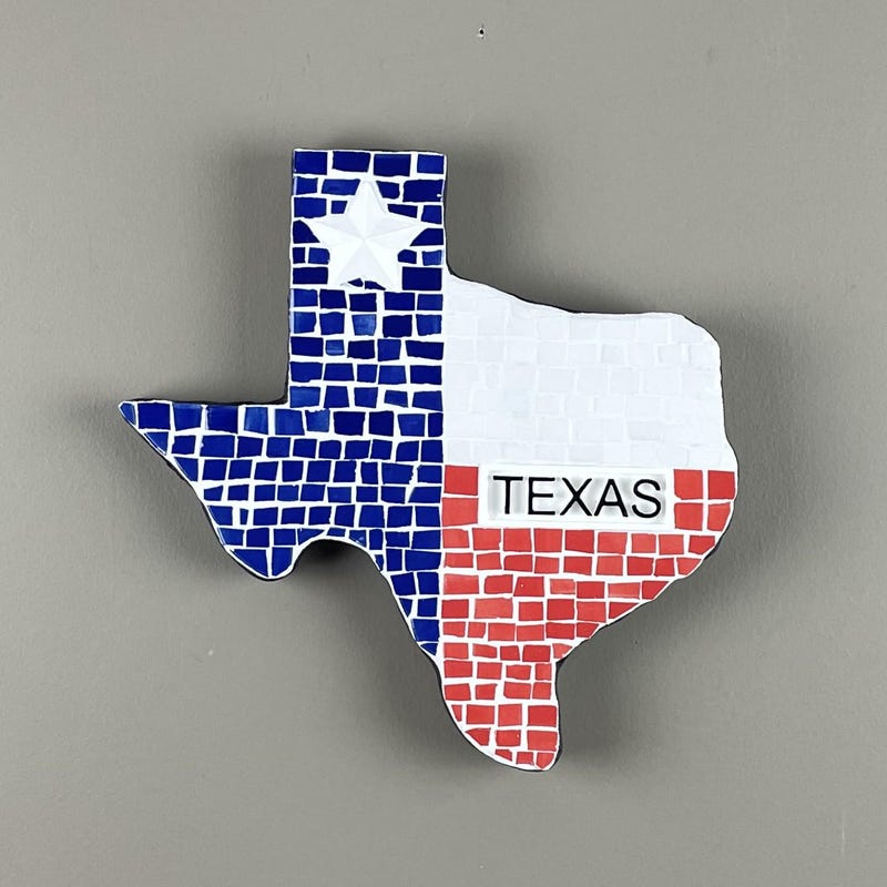 Texas Mosaic - Etsy