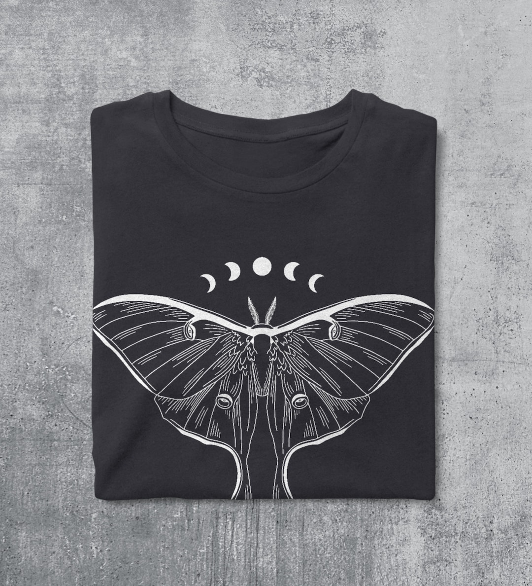 Cottagecore Luna Moth Shirt, Fairycore Shirts, Gothic Moon Tshirts ...