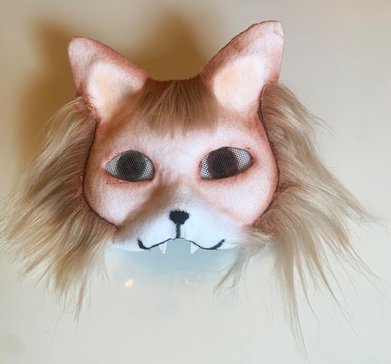 Handmade Therian Cat Mask Therian Mask, Therian Mask Gift, Therian Gift ...