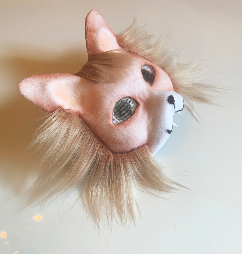 Handmade Therian Cat Mask Therian Mask, Therian Mask Gift, Therian Gift ...