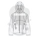Digital Streetwear Jacket Tech Pack Vector Design Template | Fashion ...