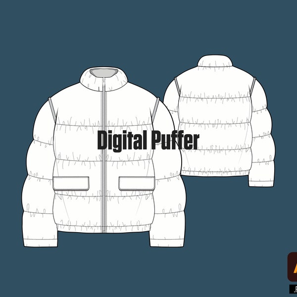 Puffer Coat Pattern - Etsy