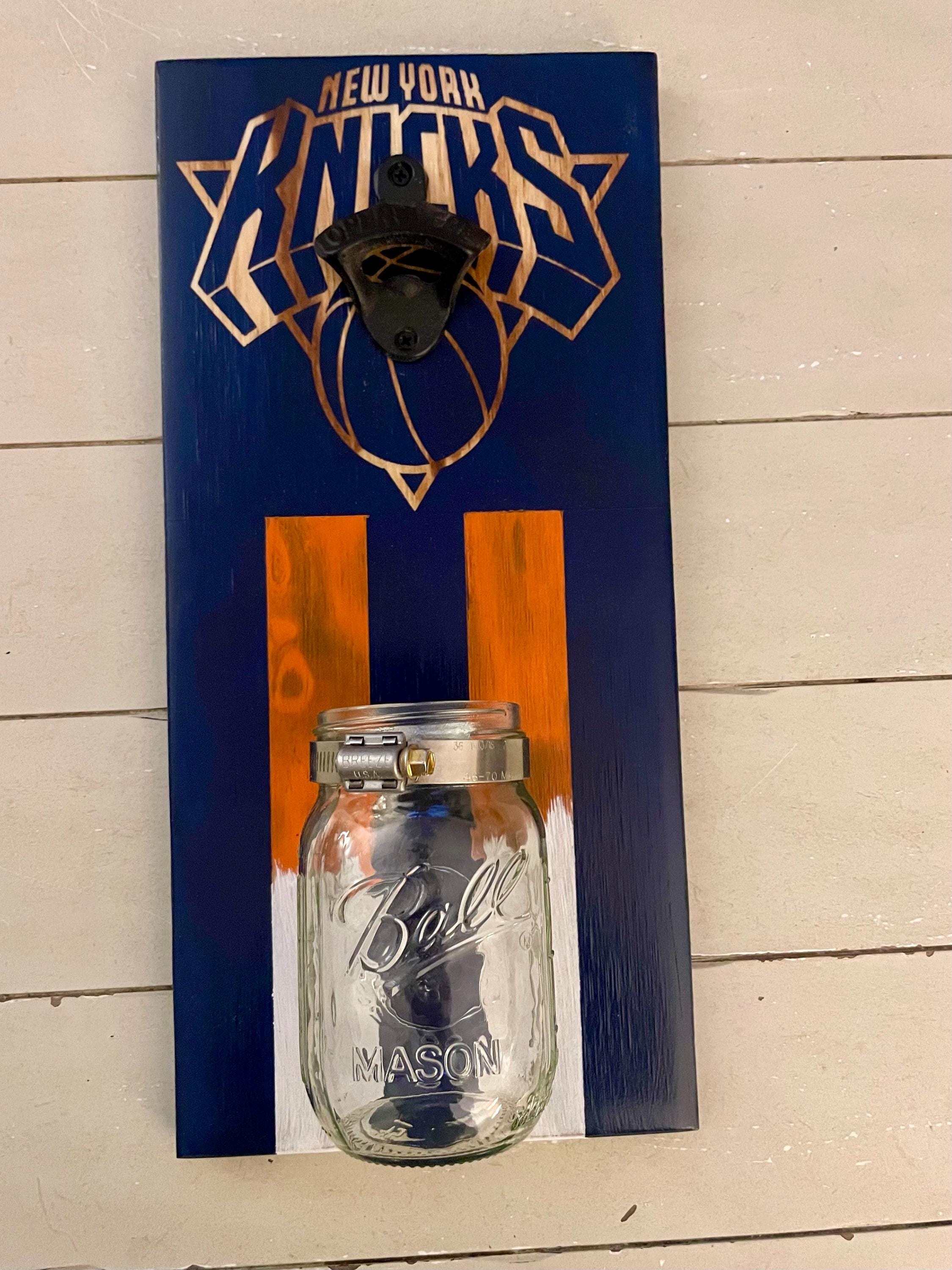 New York Knicks Bottle Opener American Flag Bar Sign Bottle Opener Man ...