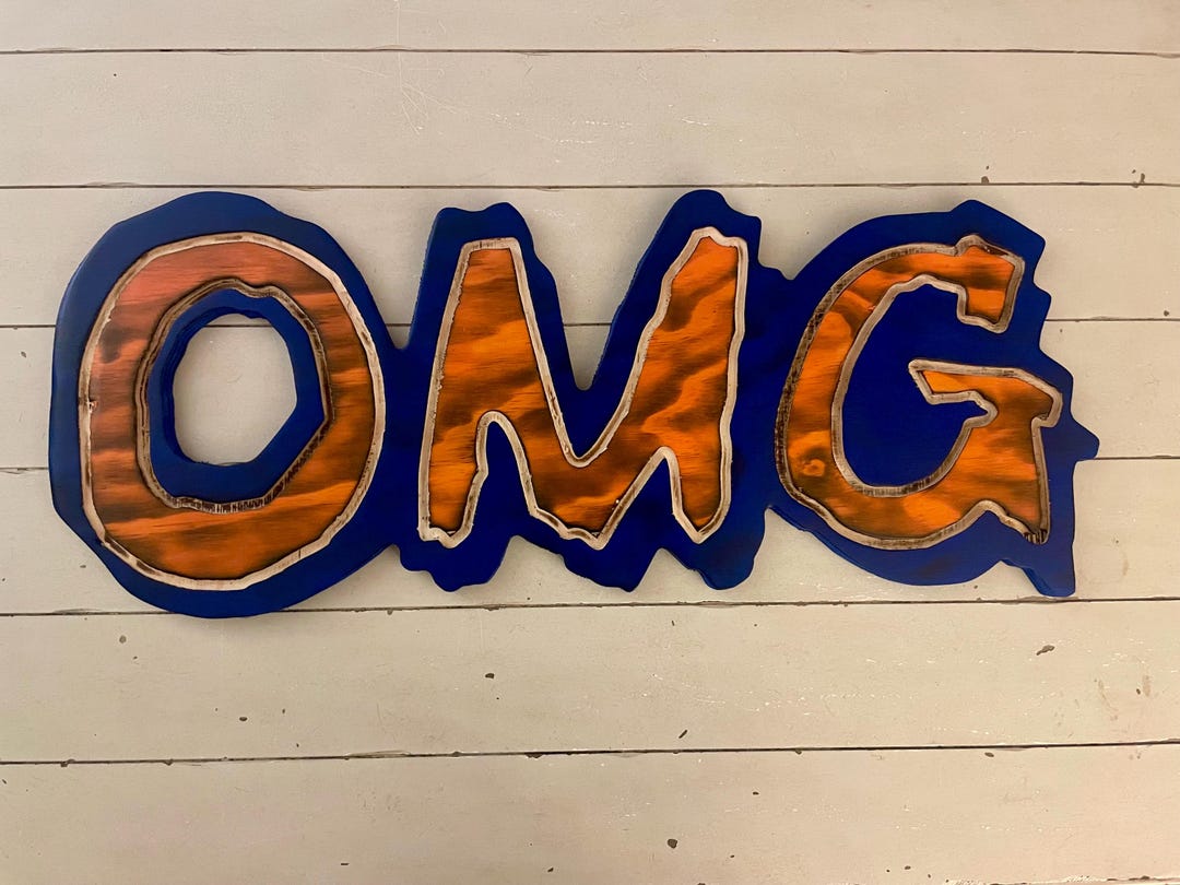 OMG Mets Sign | New York Mets | NYM | Baseball Sign | New York Sign ...