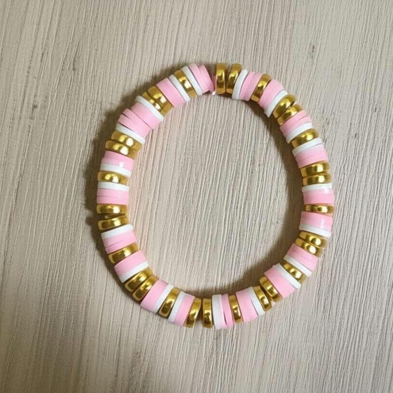 Pink Clay Beads - Etsy