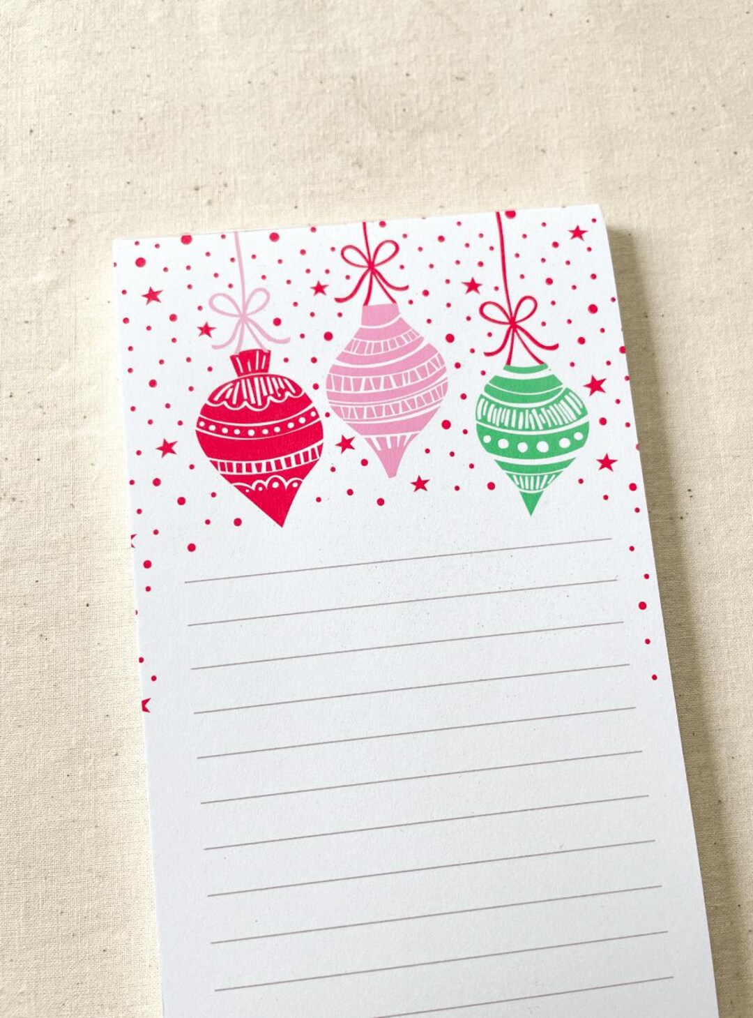 Holiday Ornament Notepad: Cheerful Christmas To-do List - Etsy