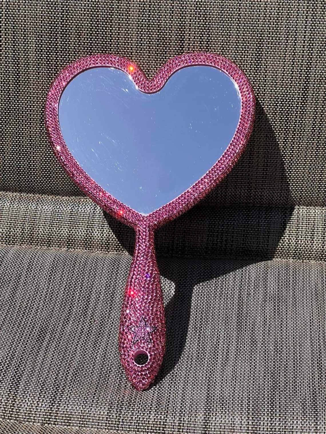 Jeffree Star Blinged Out “ Heart Breaker” Heart Shaped Mirror - Etsy