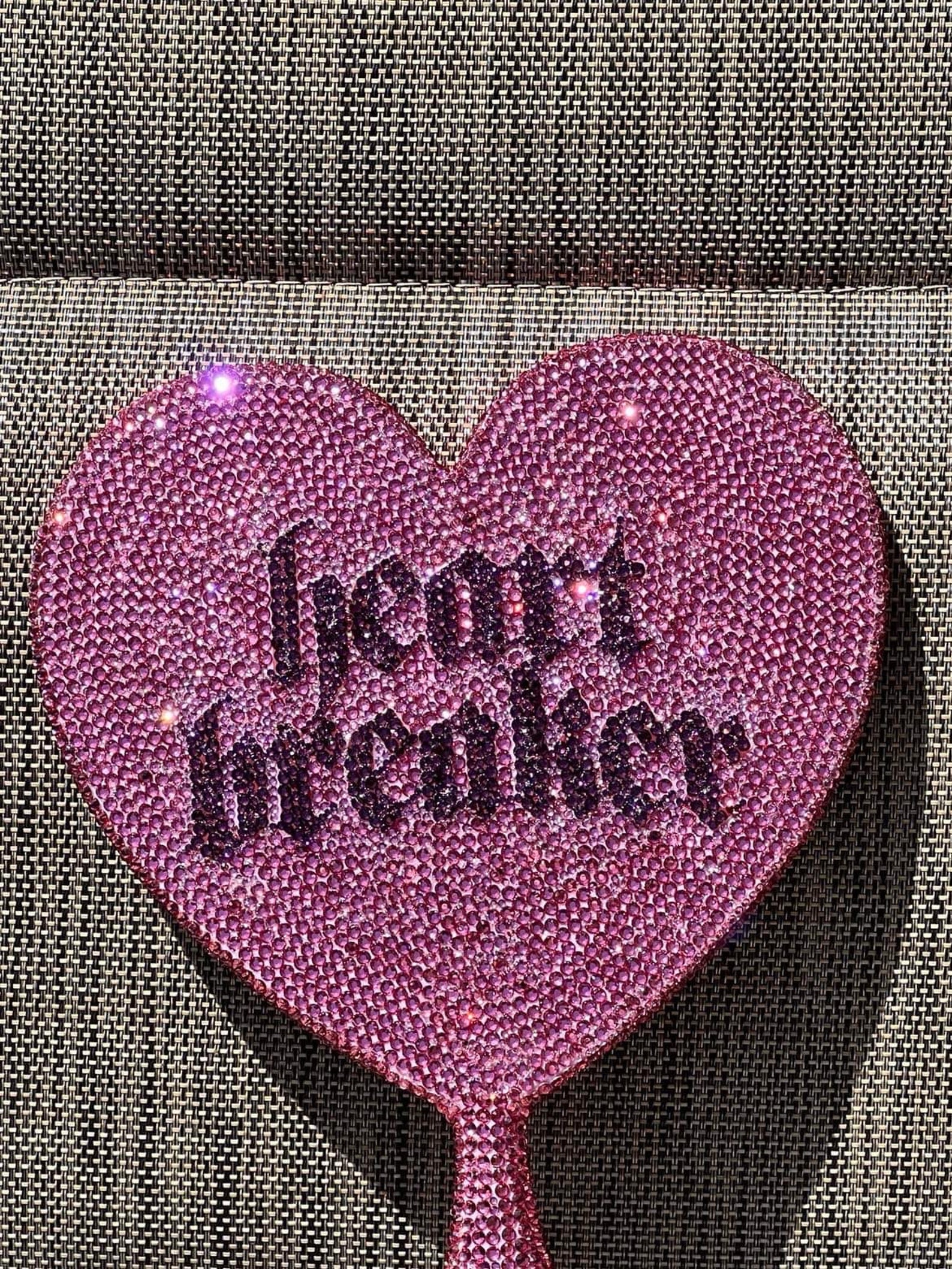 Jeffree Star Blinged Out “ Heart Breaker” Heart Shaped Mirror - Etsy