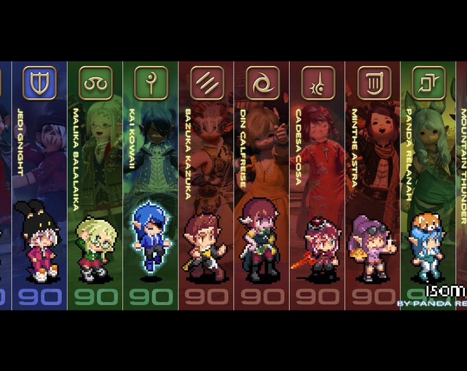 FF14 Pixel Art Commission - Etsy France