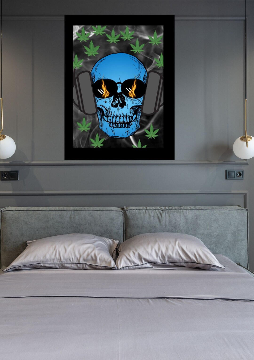Cannabis Theme Poster Digital Download Art - Etsy