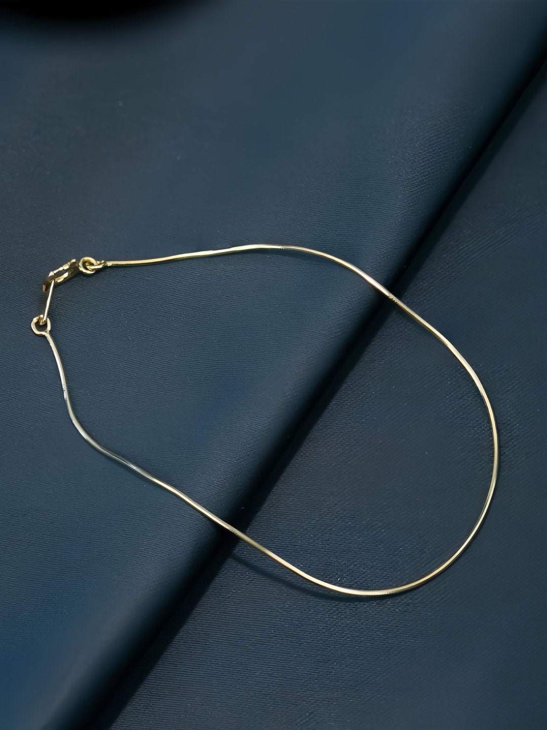 Chic 14K Gold Ultra-fine Snake Chain Single/double Layer Bracelet: an ...