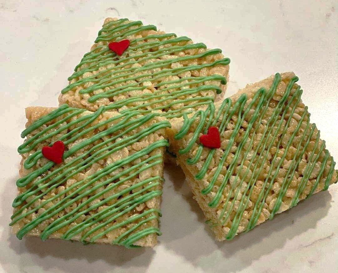 Grinch Rice Krispies Treat Cereal Treats Grinch Christmas Stocking ...