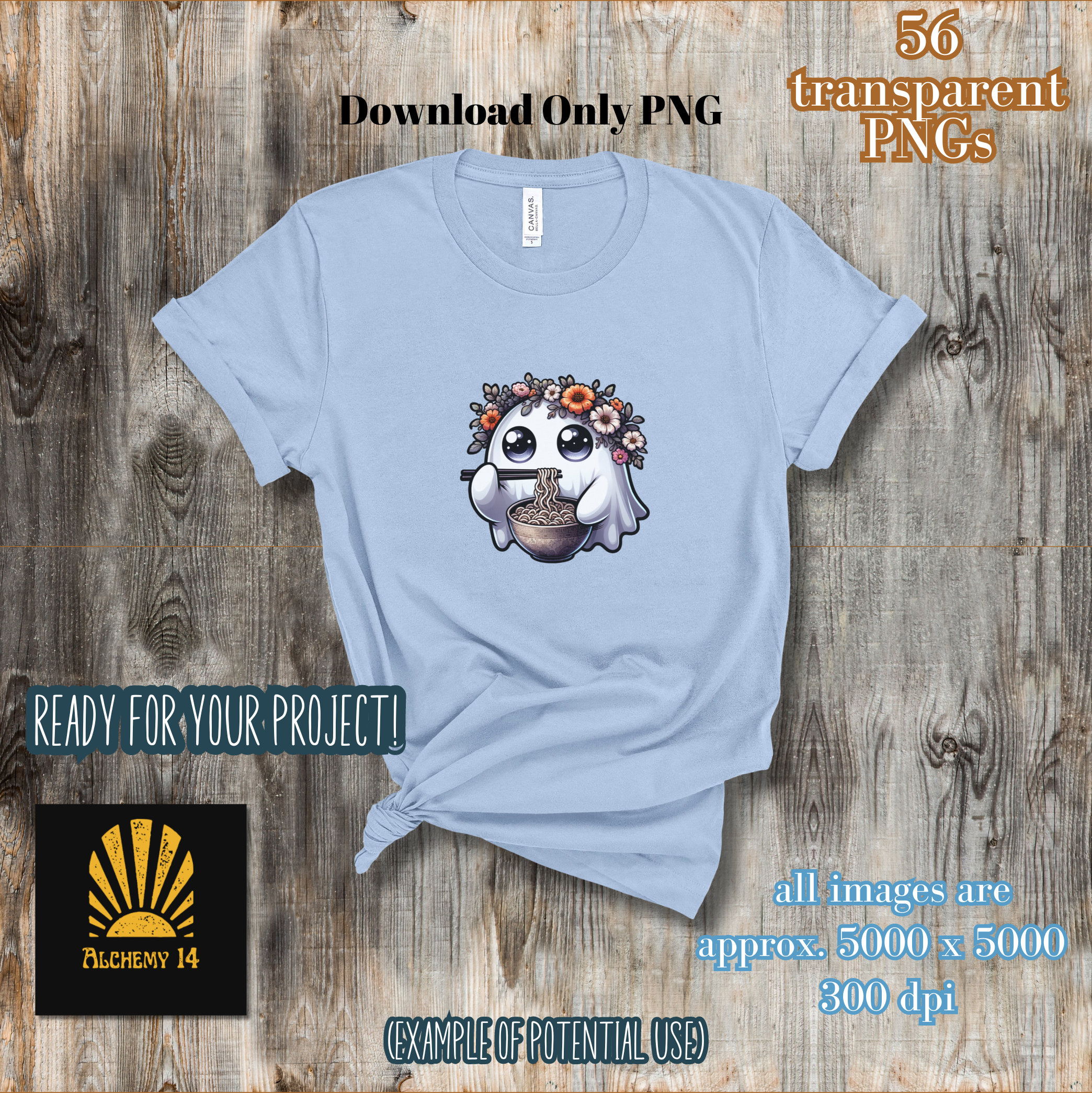 Cute Boho Ghost Clipart Bundle PNG Cowboy Western Ghost, Cute Halloween ...