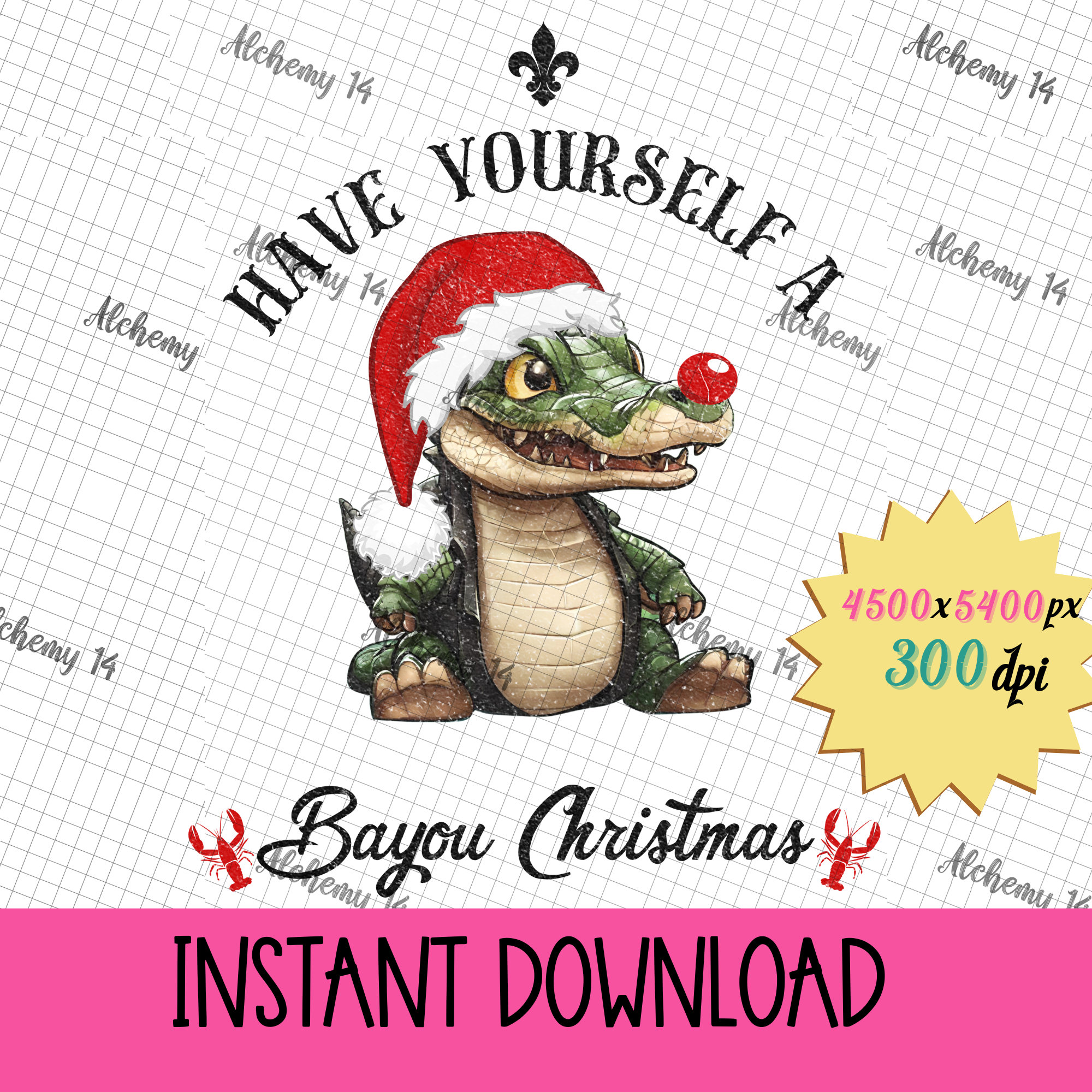 Have Yourself A Bayou Christmas PNG, Cajun Christmas PNG, Lousiana ...