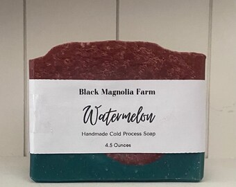 Watermelon Cold Process Soap Bar - Etsy
