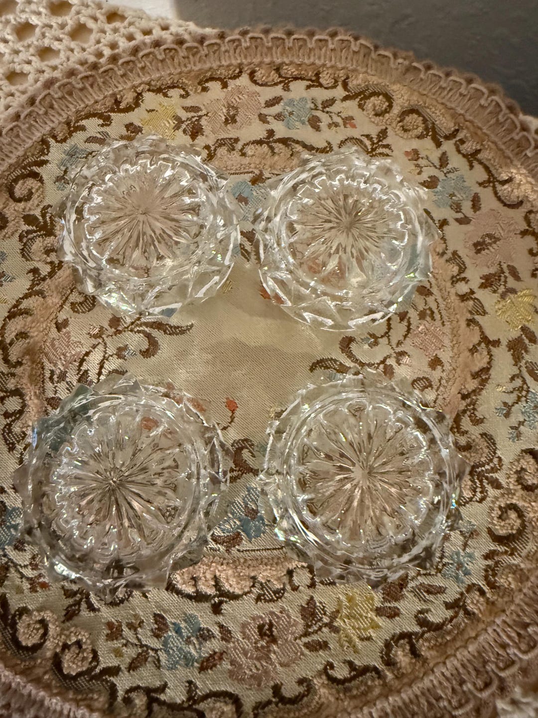 Vintage Fostoria Individual Salt Cellars (4) - Etsy