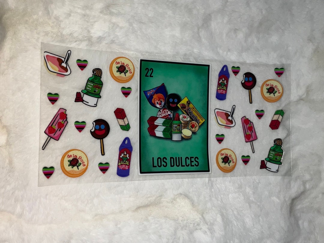 Uv DTF Mexican Candy Snacks De La Rosa Pulparindo 16 Oz Cup Wrap #363 ...