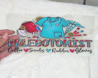 Uv DTF Phlebotomists Phlebotomists Phlebotomy Tech Technician 16 Oz Cup ...