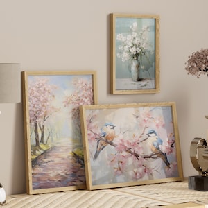 Spring Gallery Wall Art Set of 9, Spring Prints, Spring Farmhouse ...