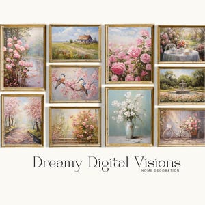 Spring Gallery Wall Art Set of 9, Spring Prints, Spring Farmhouse ...