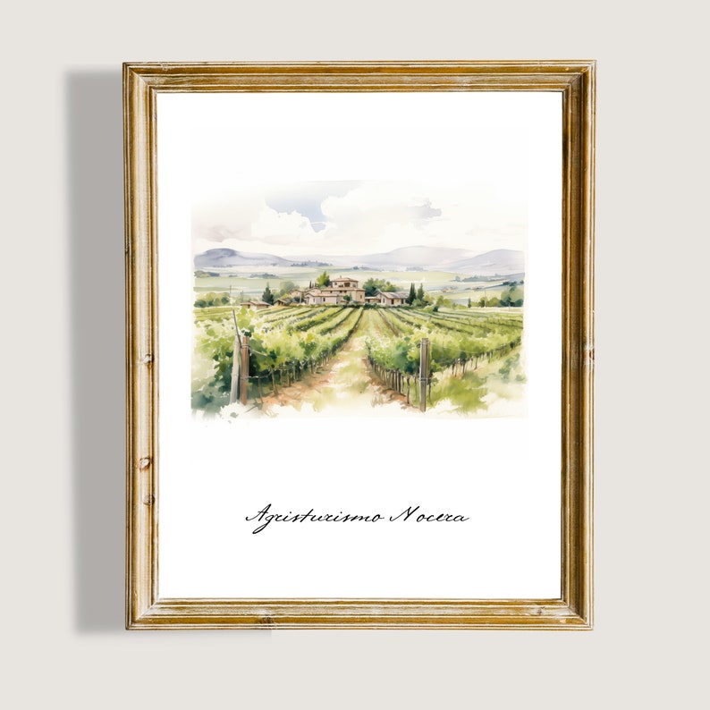 Italian Scenery Prints Set of 4, Italy Wall Art, Italian Prints, Italy ...